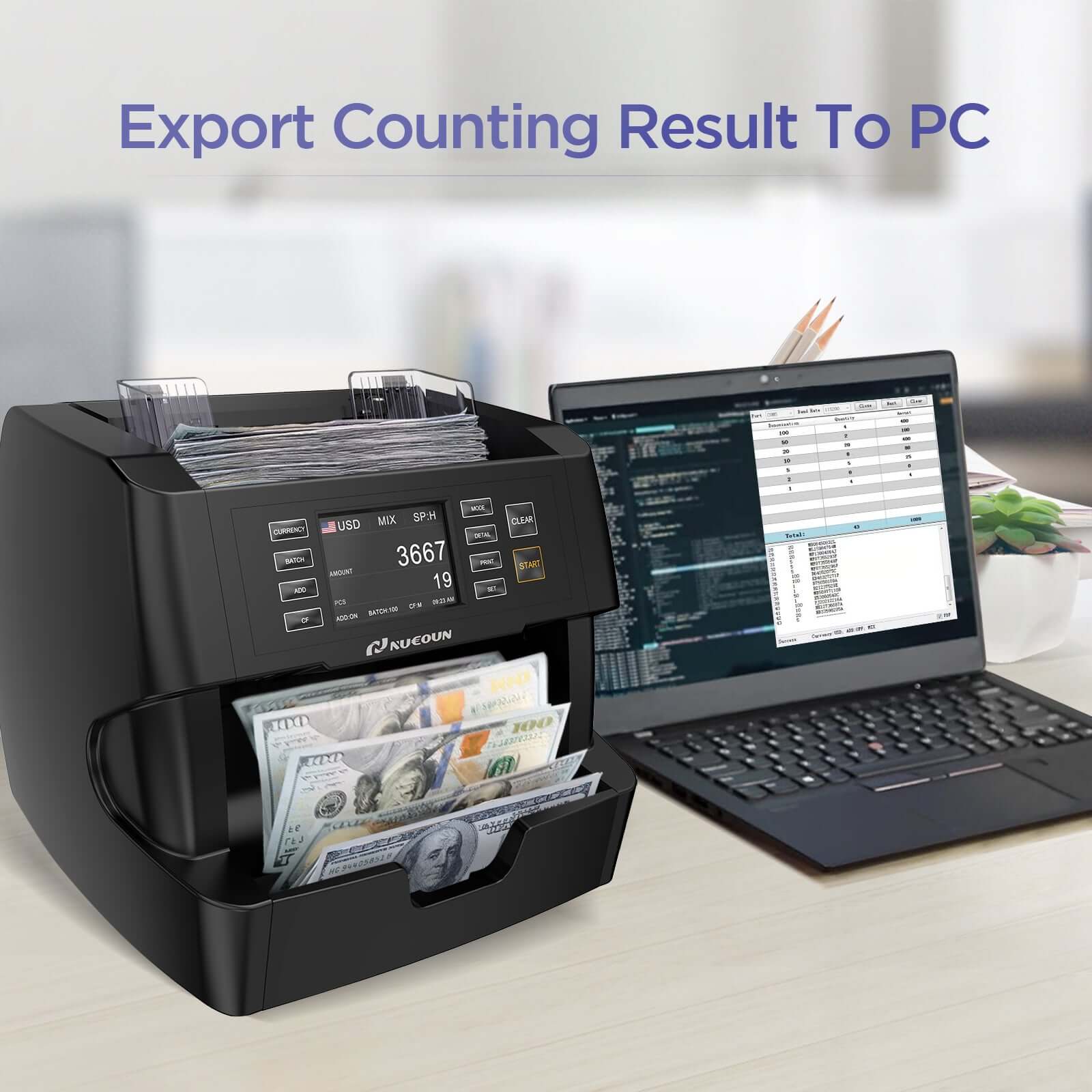 Commercial mixed bill counter VC-3 – Nucoun