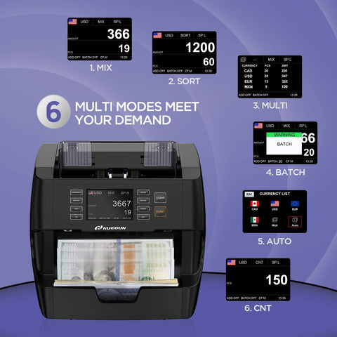 Commercial mixed bill counter VC-3 – Nucoun